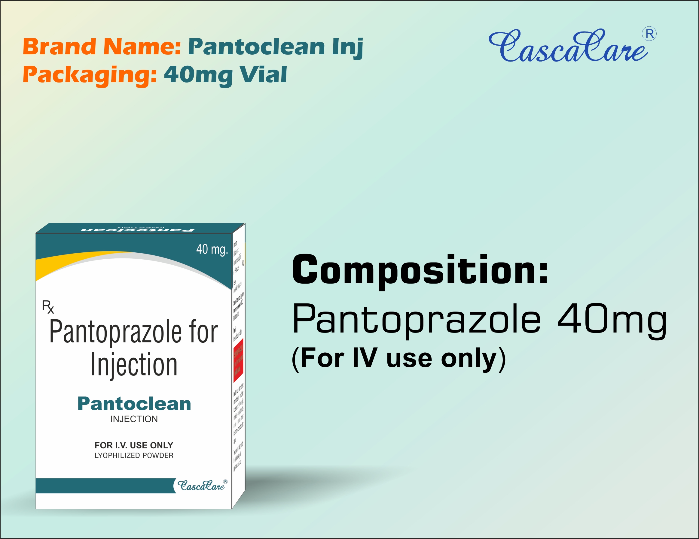 Cascacare Pvt. Ltd. - Pantoclean Inj